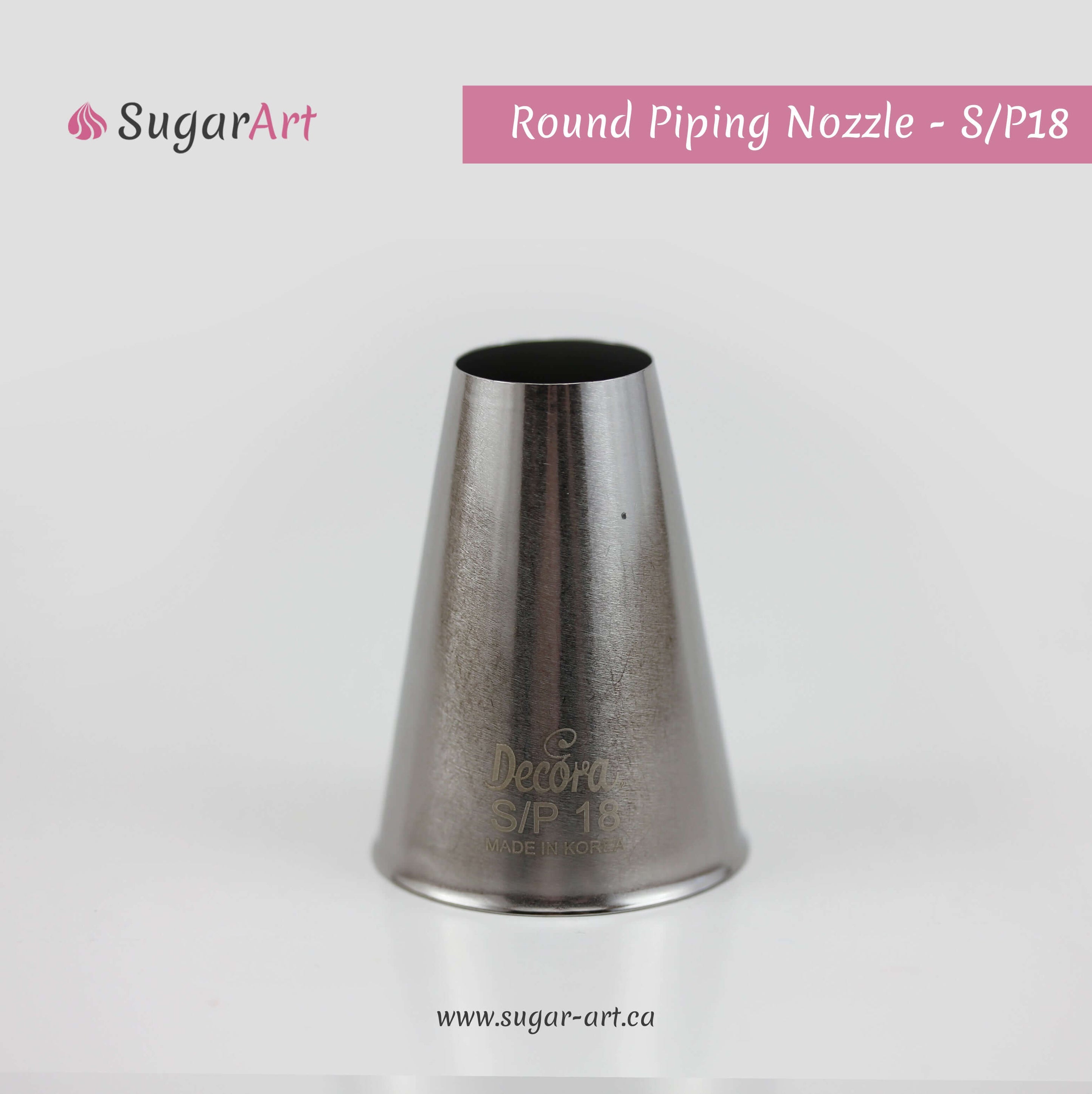 Round Piping Nozzle - Round Icing Tip | Sugar Art