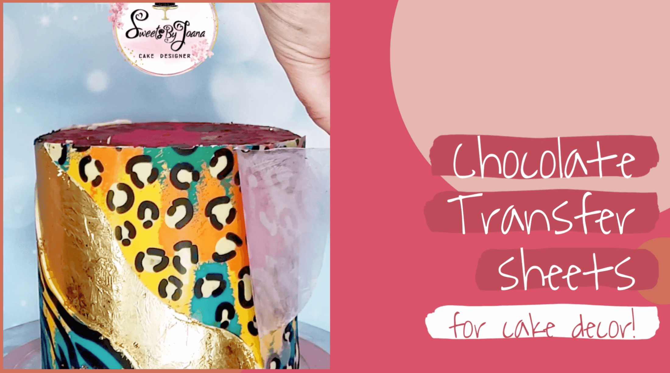 All about Chocolate and Transfer Sheets Masterclass with Joana from @s ...