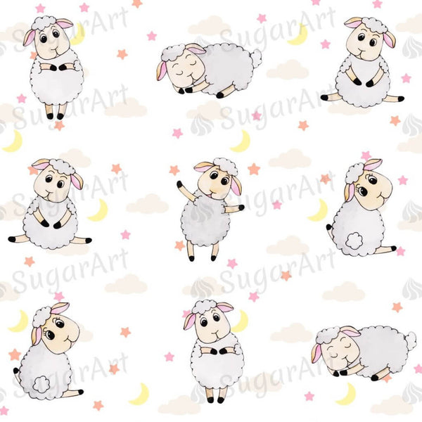 Cute Watercolor Sheep Collection - ESA081 – Sugar Art