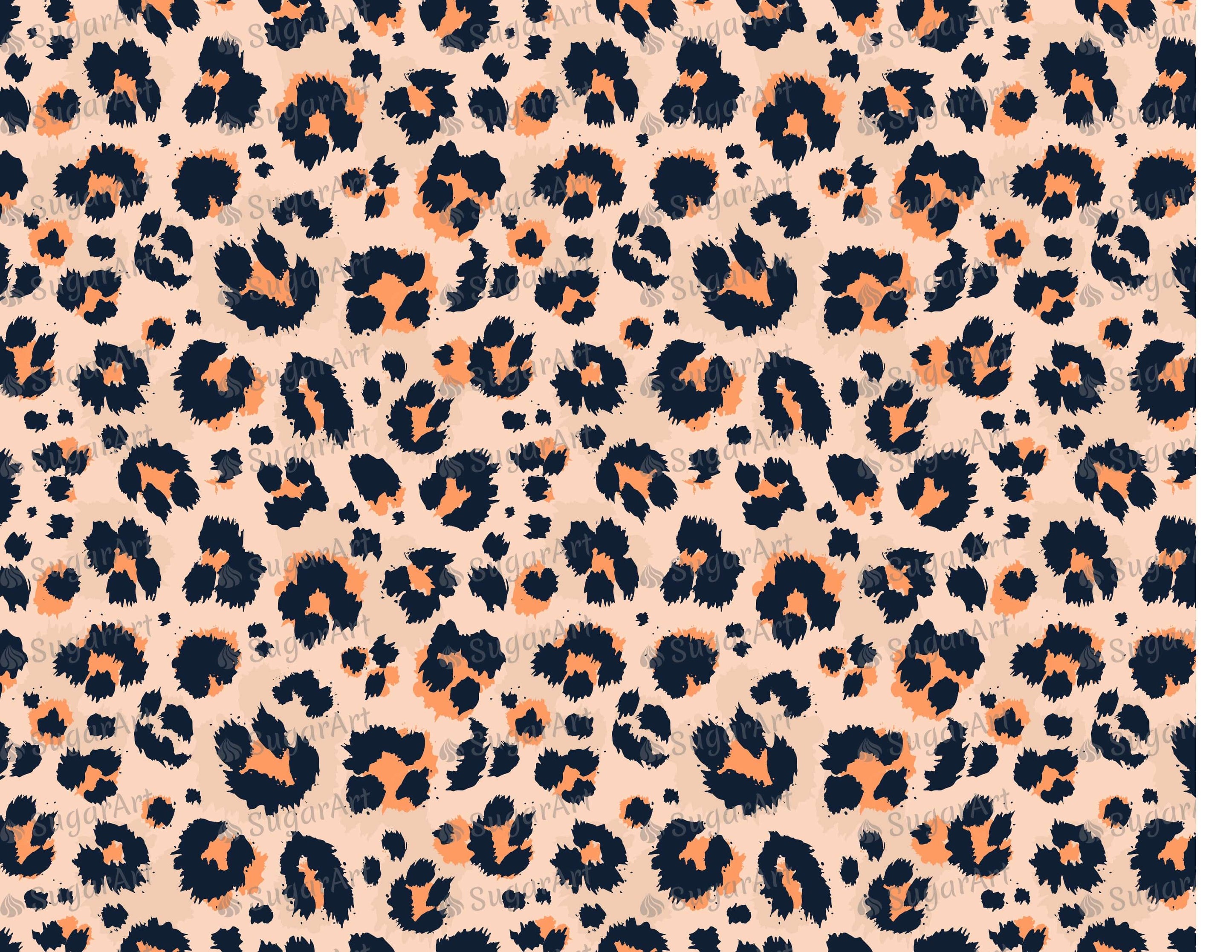 Leopard Prints Pattern - Icing - ISA054 – Sugar Art