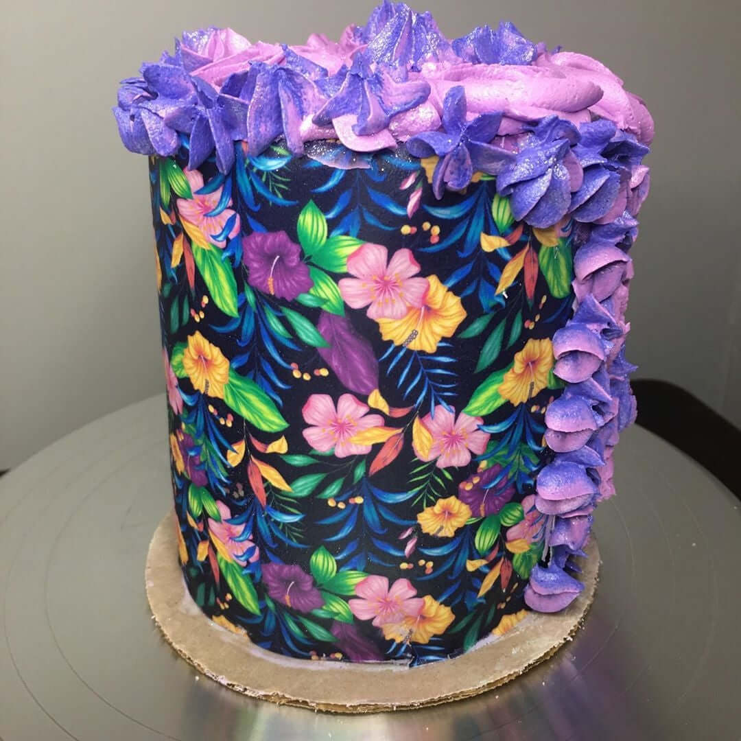 Vintage Floral Pattern - Icing - ISA093 – Sugar Art